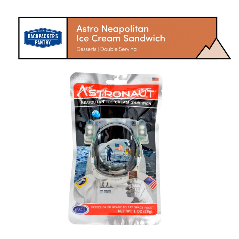 [Dessert] - Backpackers Pantry (Astro Neapolitan Ice Cream Sandwich ...