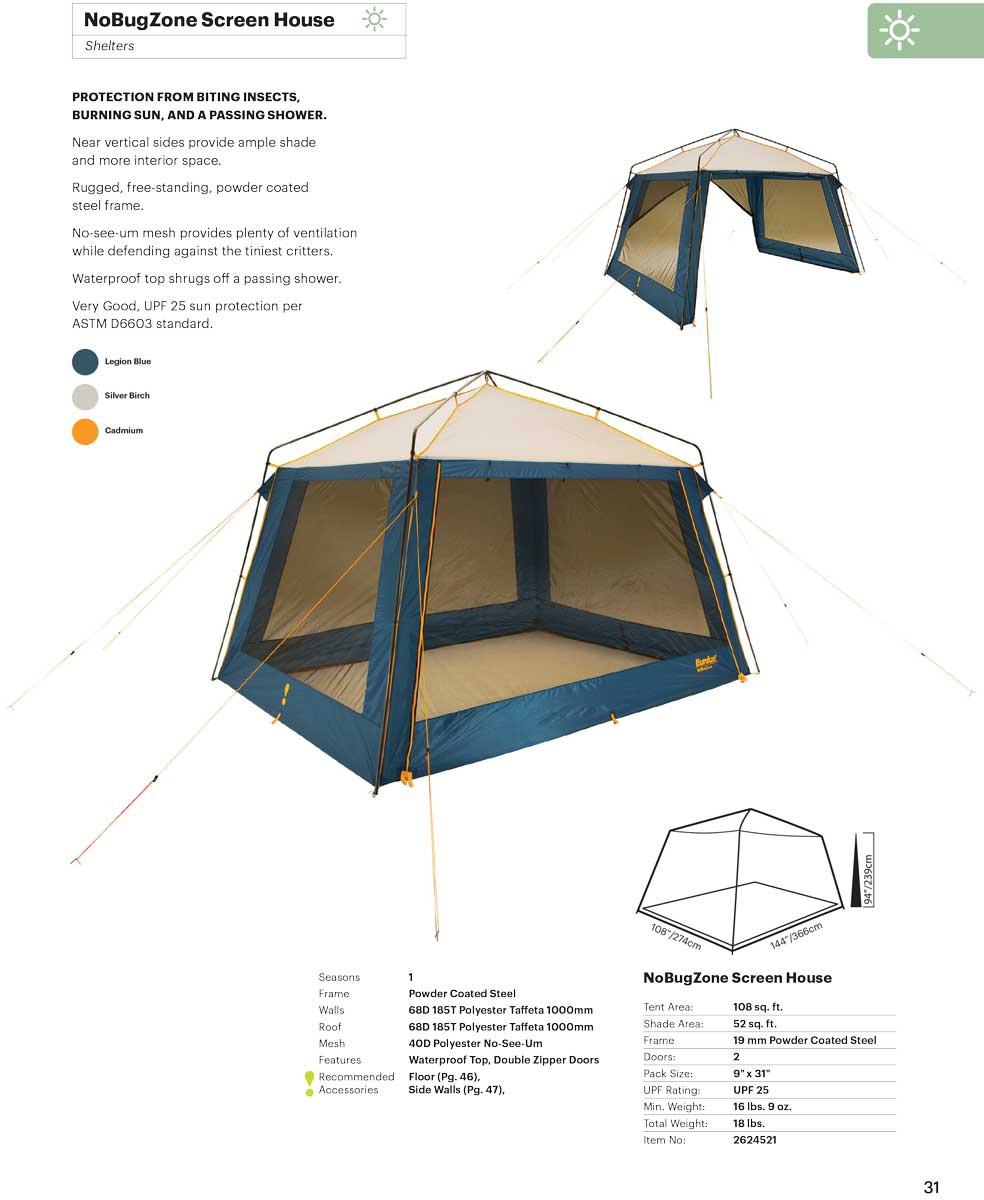 [Shelter] - Unisex - Eureka (NoBugZone) | Kit Lender - Simple Ski and ...